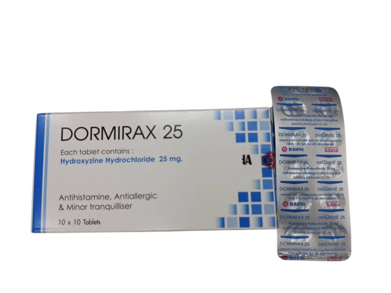 Dormirax 25 mg 100 Tablets (10x10 เม็ด)| ยาแก้แพ้ - MediMedix
